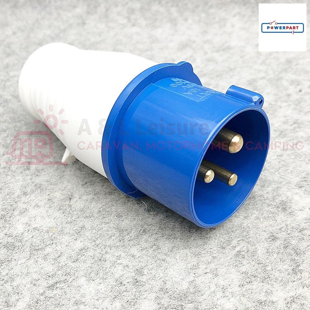 Mains Hook Up Site Plug 240v 16A IP44