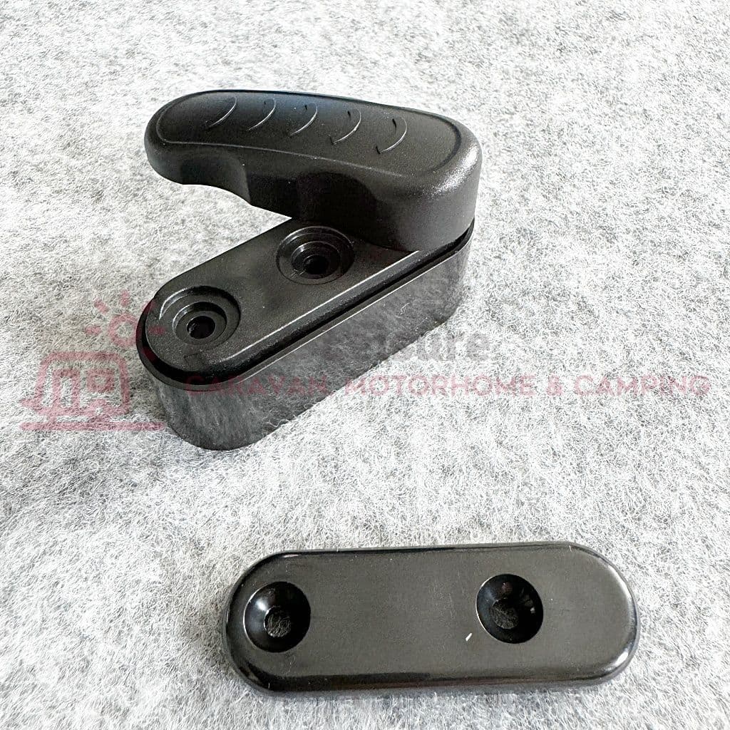 Plastic DLS BLACK Turnbuckle - Turn Button & Spacer