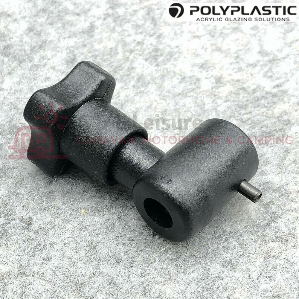 Polyplastic Window Stay Lock - Black