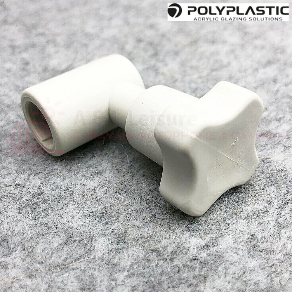 Polyplastic Window Stay Lock - Grey