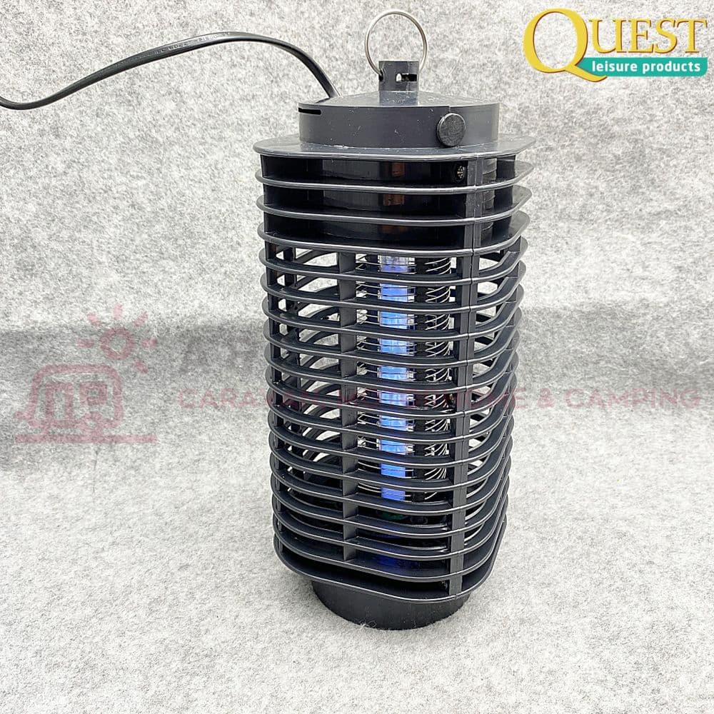 Quest Kills Mains 240v UV Light Insect Mozzi Killer Caravan Camping ...