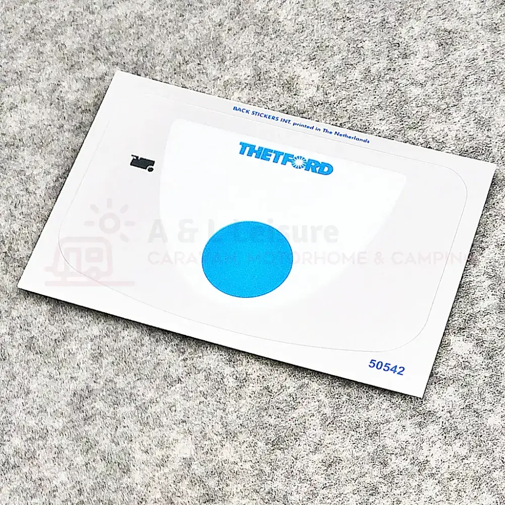 THETFORD Overlay Sticker For PCB Flush Button C250CS / C250S / C250CWE ...
