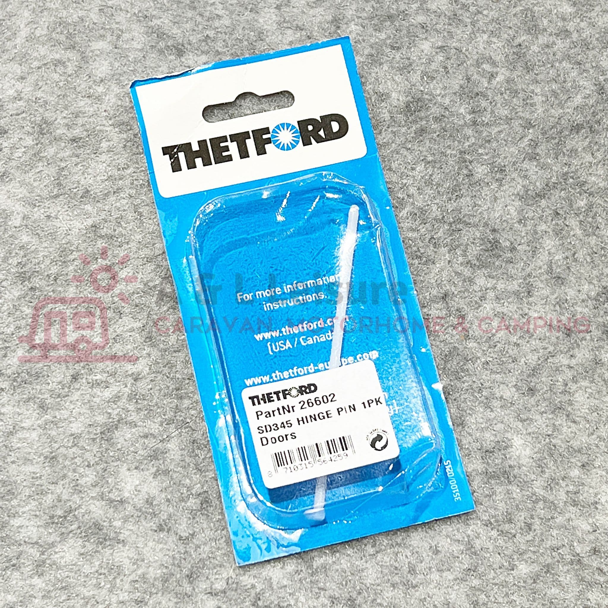 THETFORD SD345 & Toilet / Battery Box Hinge Pin x1 Caravan Motorhome ...