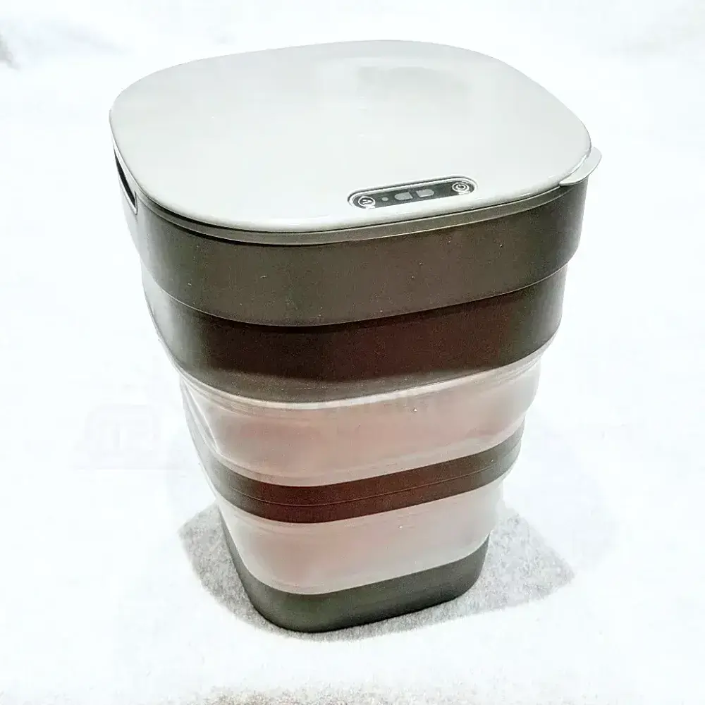 Touchless Sensor Folding Collapsible Waste Bin