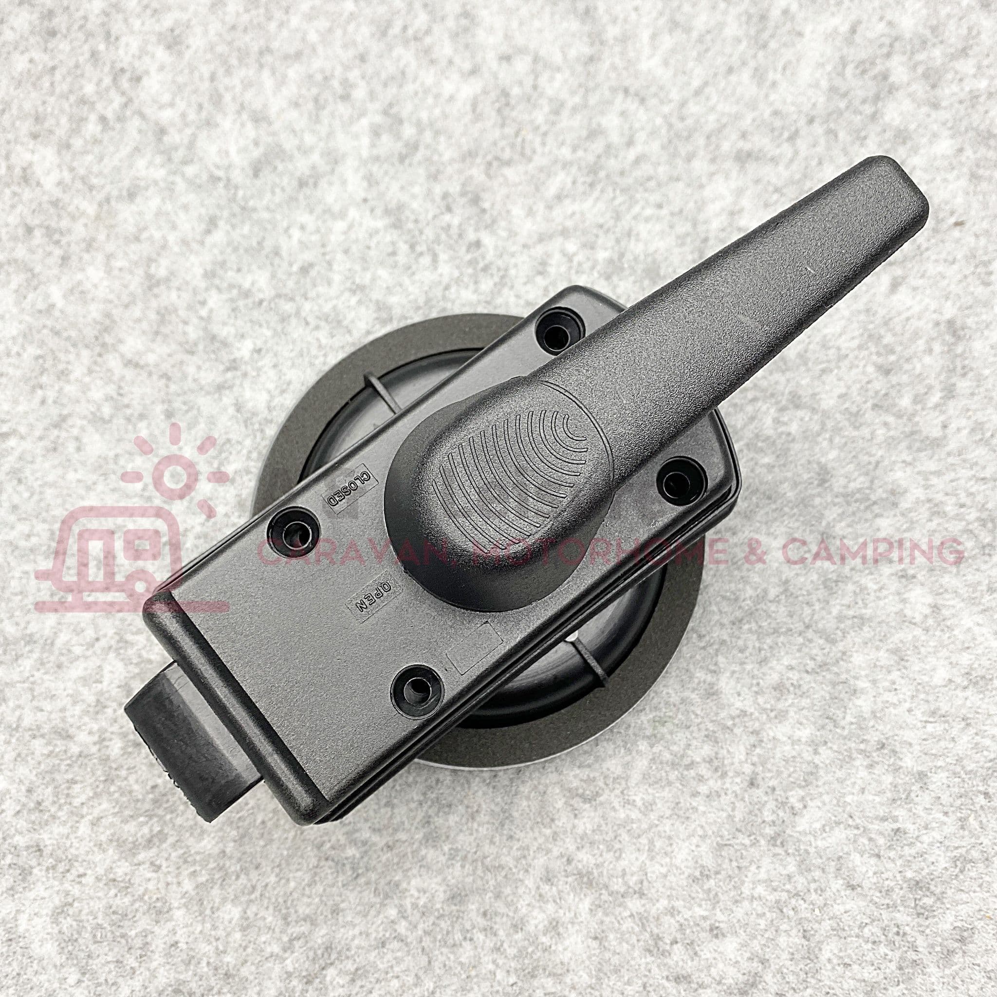 Vecam / Zadi Caravan Door Lock c/w Barrel - Left Hand - PO391