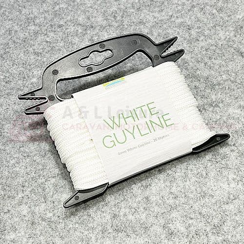 Via Mondo Guy Line Guy Rope 4mm x 20m - White