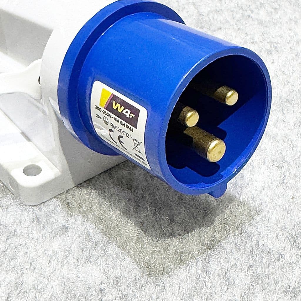 W4 Angled Mains Hook Up Socket Inlet & Cover
