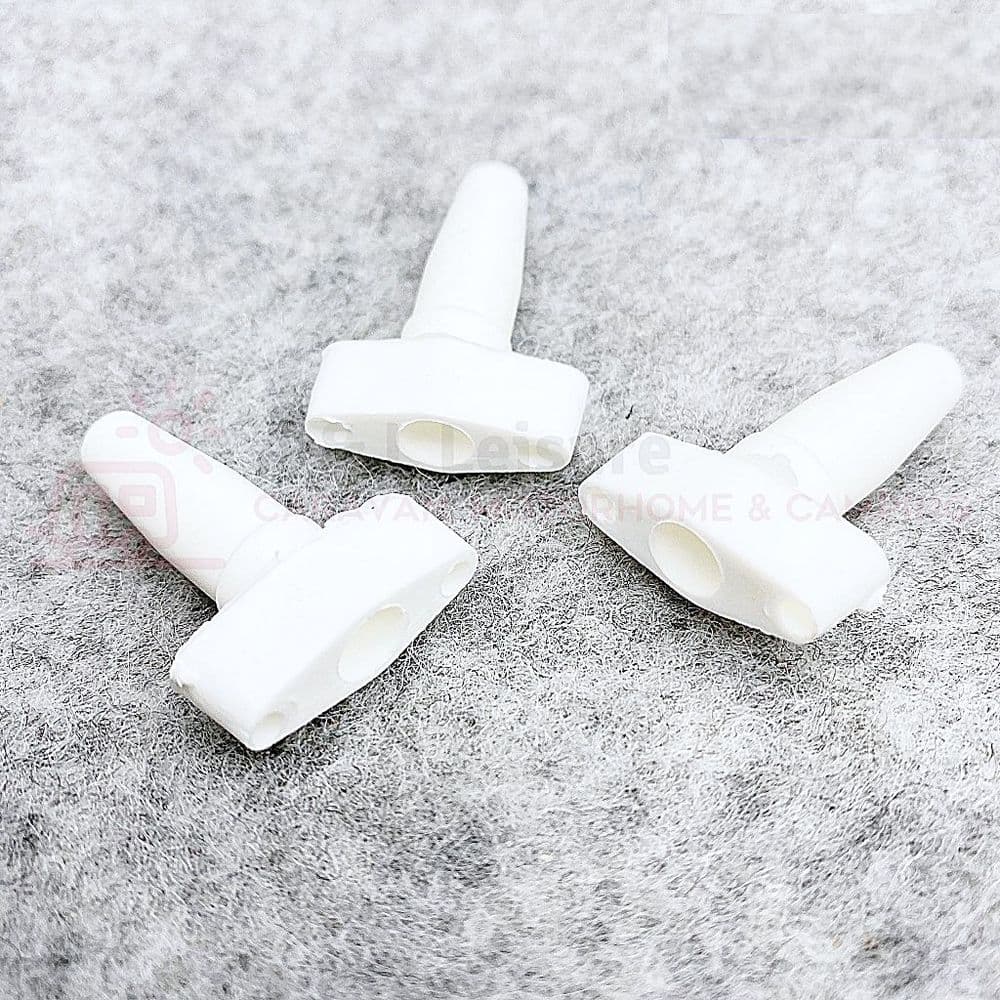 W4 Genuine Plastic Camping Air Bed Plug Bungs Stops Caps - Pack of 3