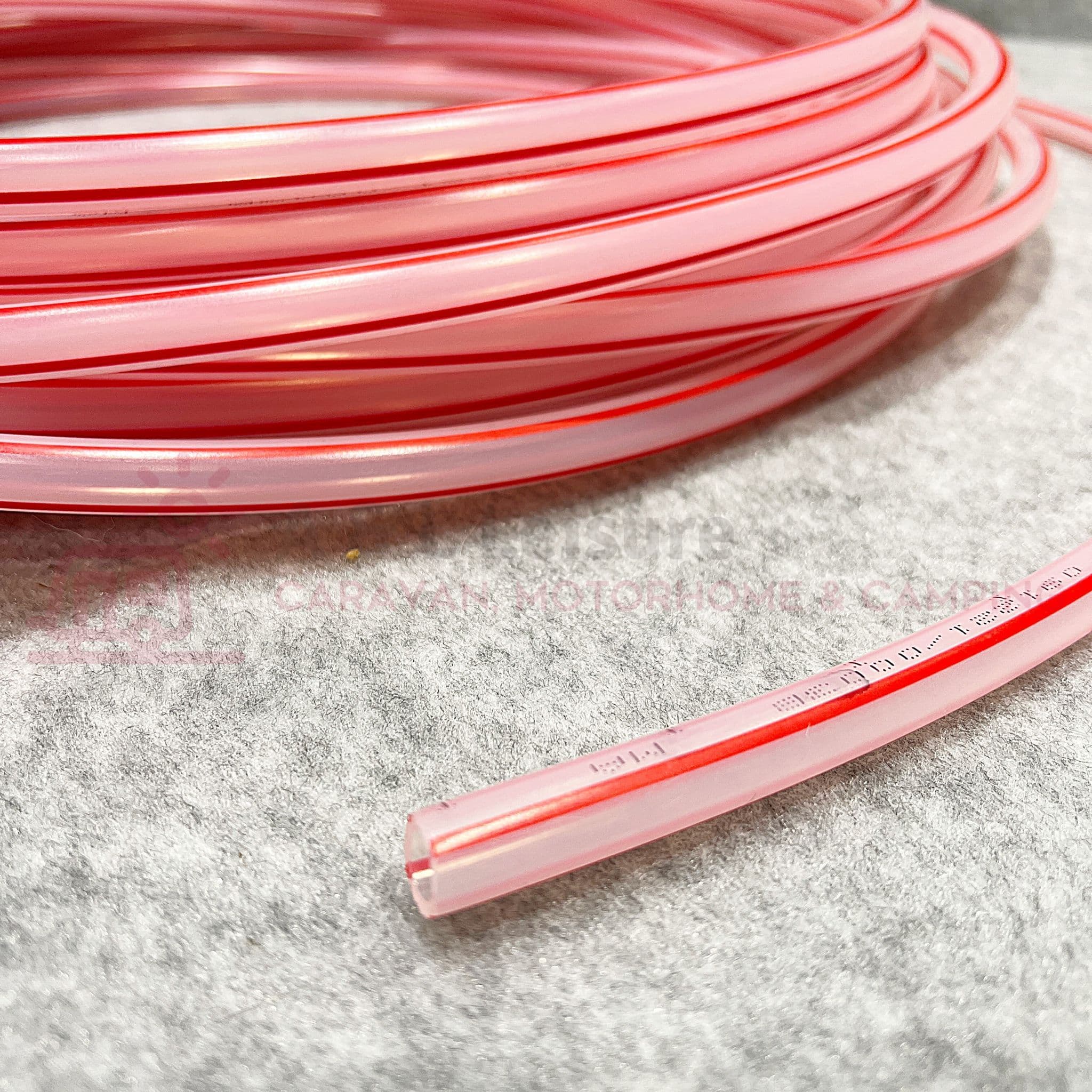 Whale 12mm MDPE Semi Rigid Pipe HOT RED By the Metre Caravan Motorhome ...