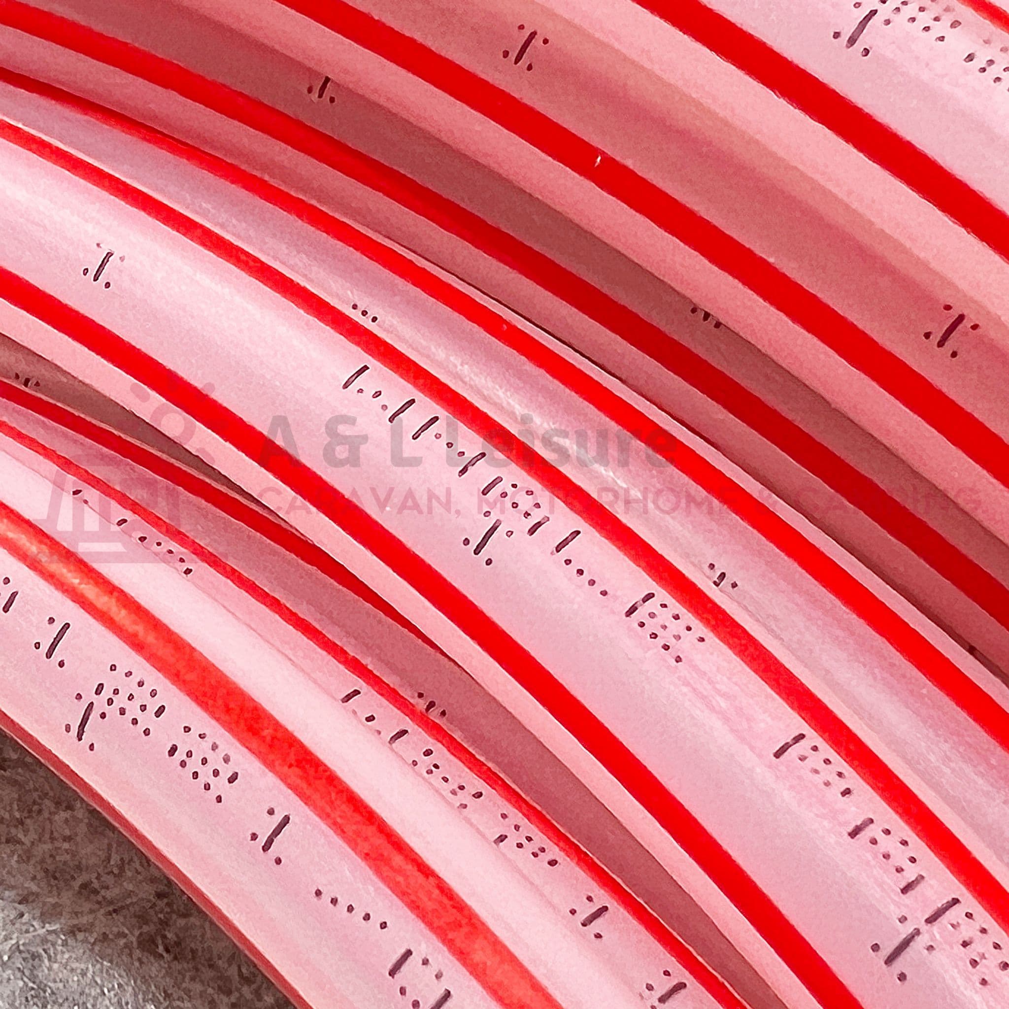 Whale 12mm MDPE Semi Rigid Pipe HOT RED By the Metre Caravan Motorhome ...