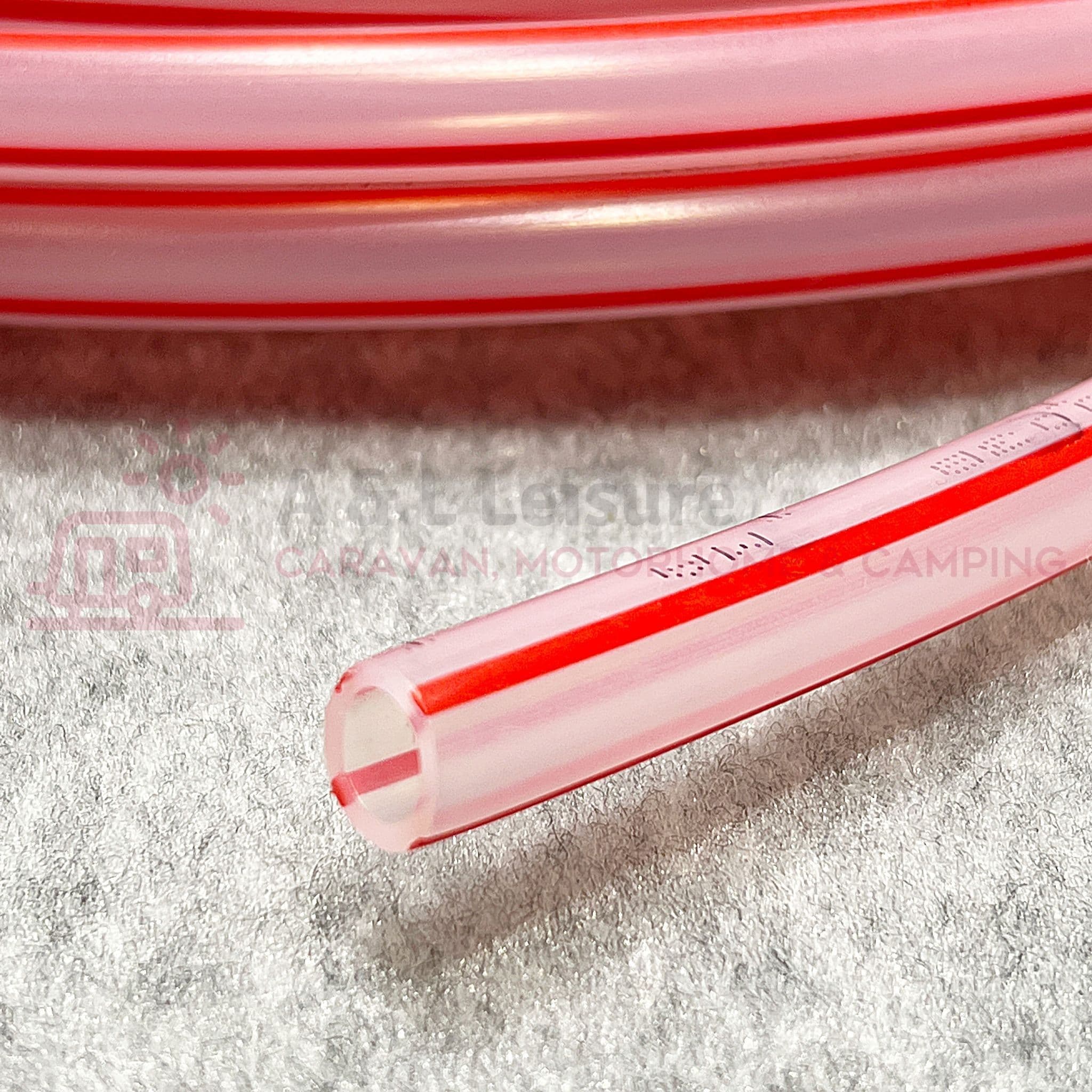 Whale 12mm MDPE Semi Rigid Pipe HOT RED By the Metre Caravan Motorhome ...