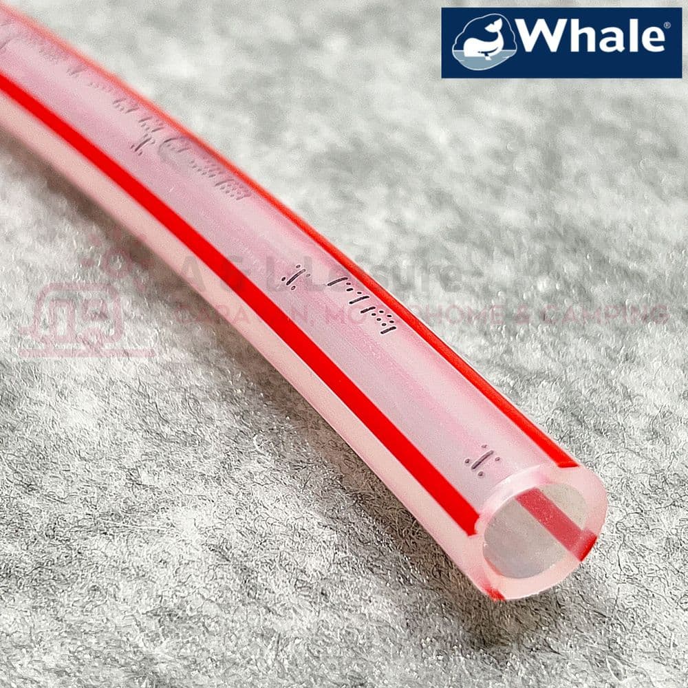 Whale 12mm MDPE Semi Rigid Pipe HOT RED By the Metre Caravan Motorhome ...