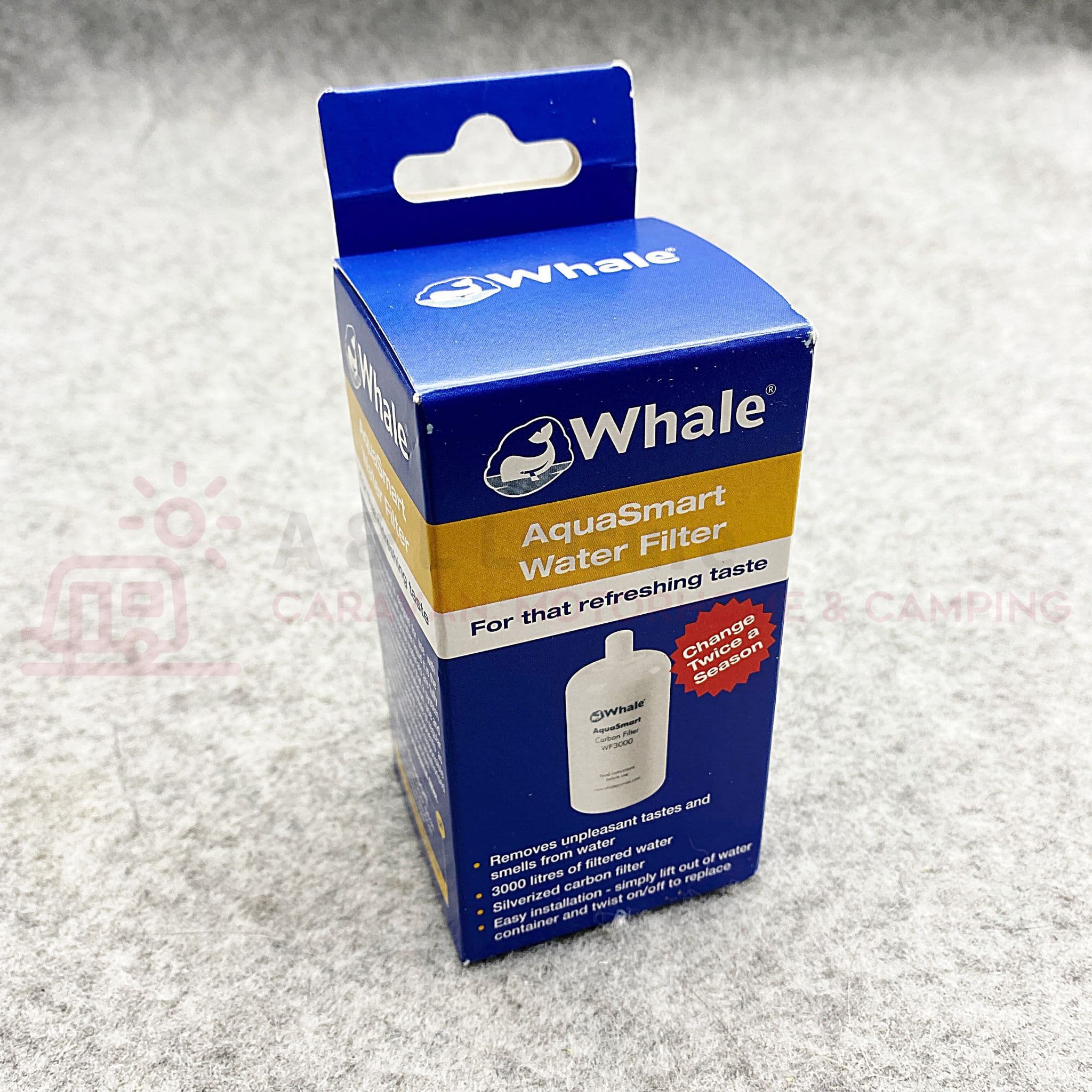 WHALE Aquasmart Replacement Carbon Water Filter Caravan Motorhome Boat ...