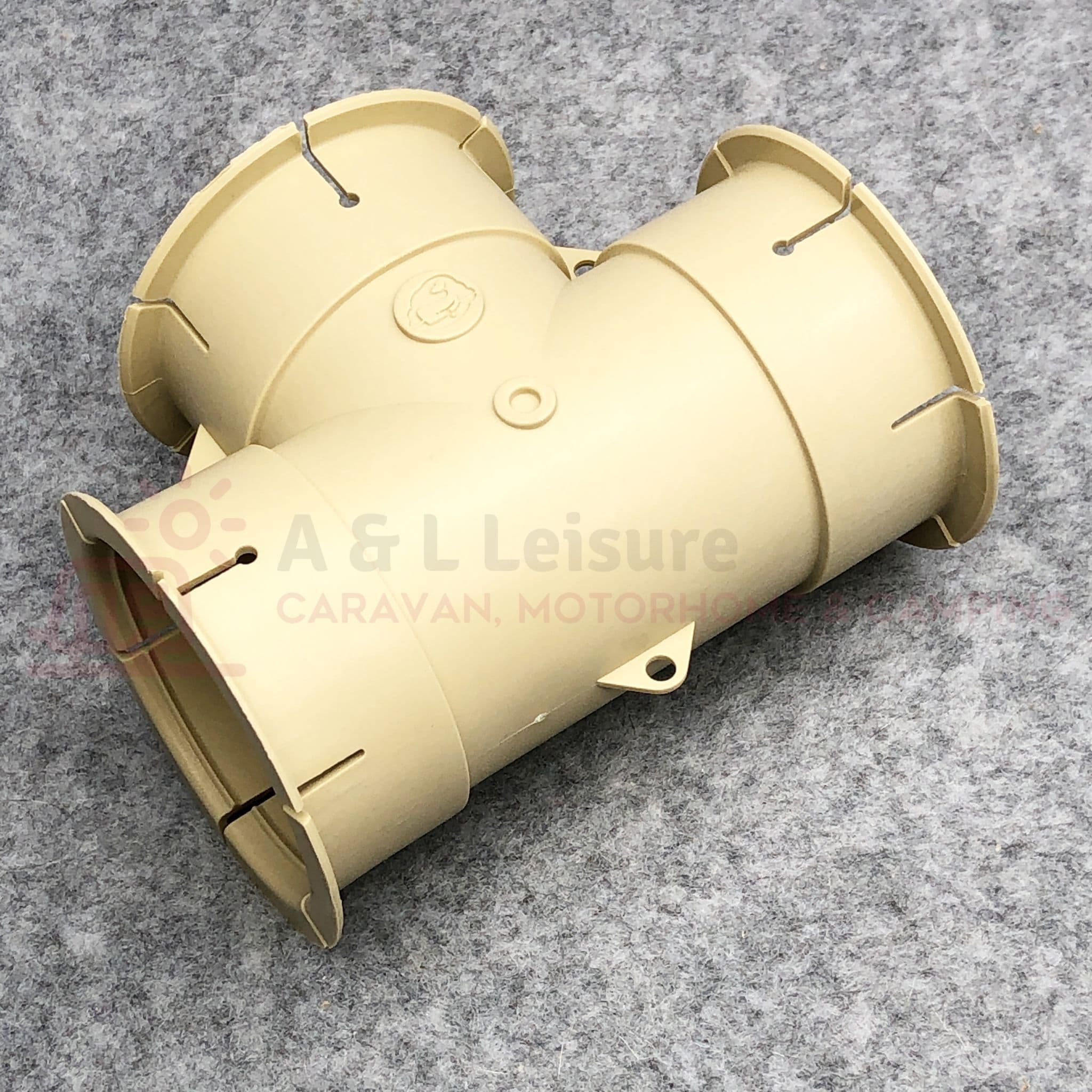 WHALE Space Heater Ducting Tee Connector 65mm Air Ducting Truma Caravan ...