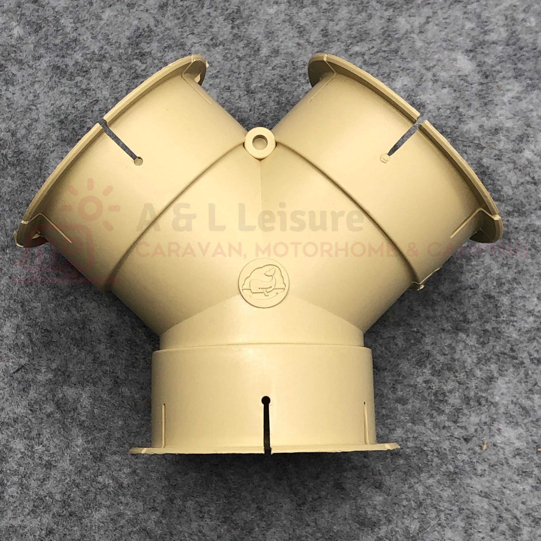 WHALE Space Heater Ducting Y Connector 65mm Air Ducting Truma Caravan ...
