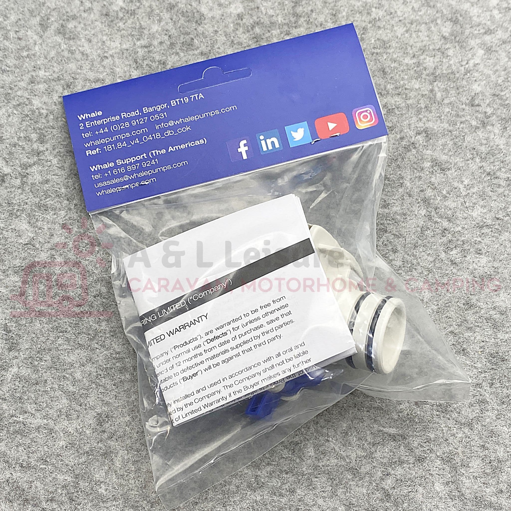 Whale Watermaster Mains Adaptor Truma Ultraflow Socket Caravan ...