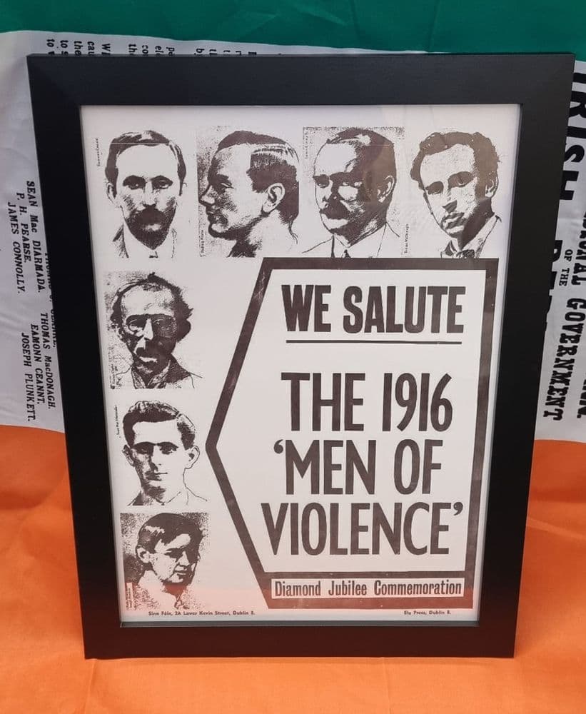 1916 Men Of Violence Framed Poster