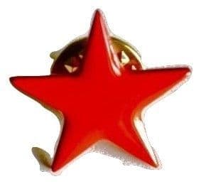 3D Red Star Badge