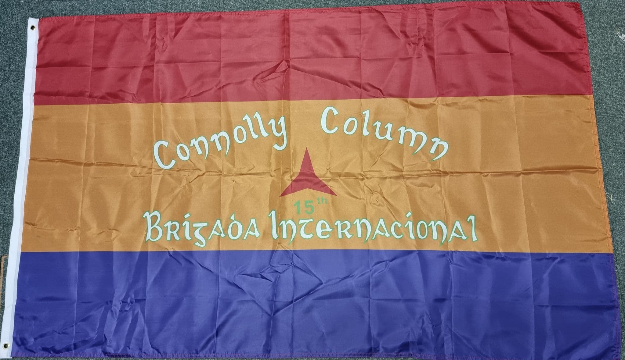 Connolly Column International Brigades Flag 5 x 3 FT