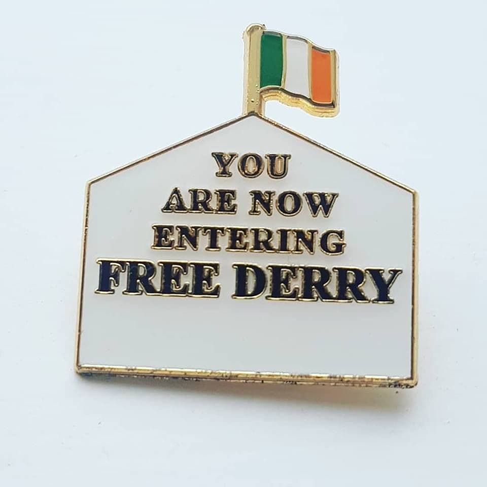 Free Derry Ireland Badge