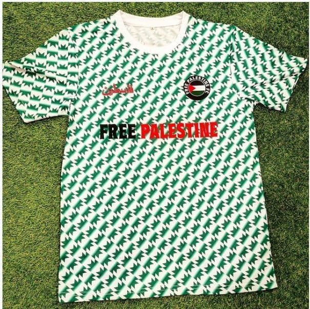 Green / White Free Palestine FC Jersey