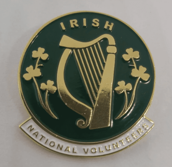 Irish National Volunteers Enamel Pin Badge