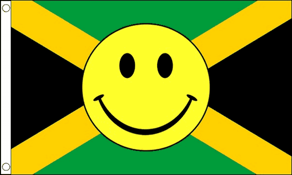 Jamaica Smiley Face Flag