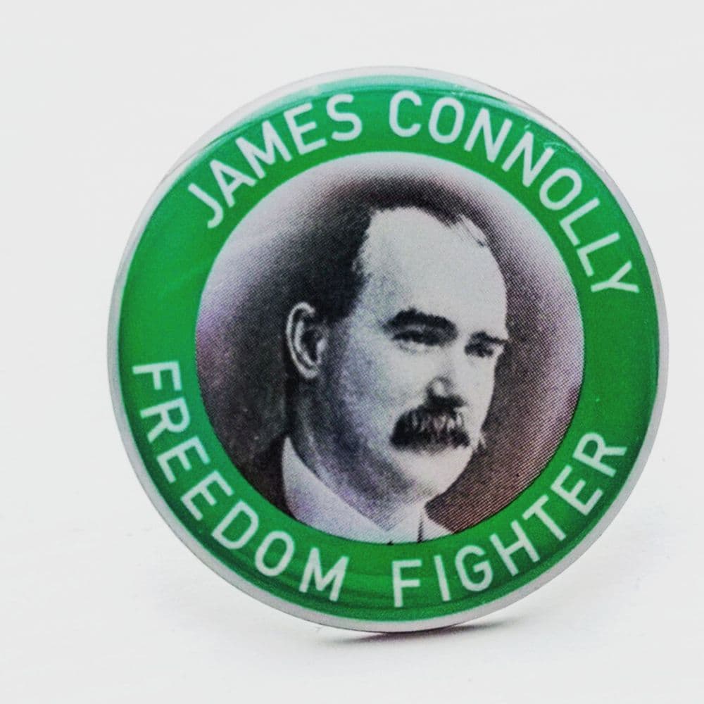 James Connolly Freedom Fighter Pin Badge