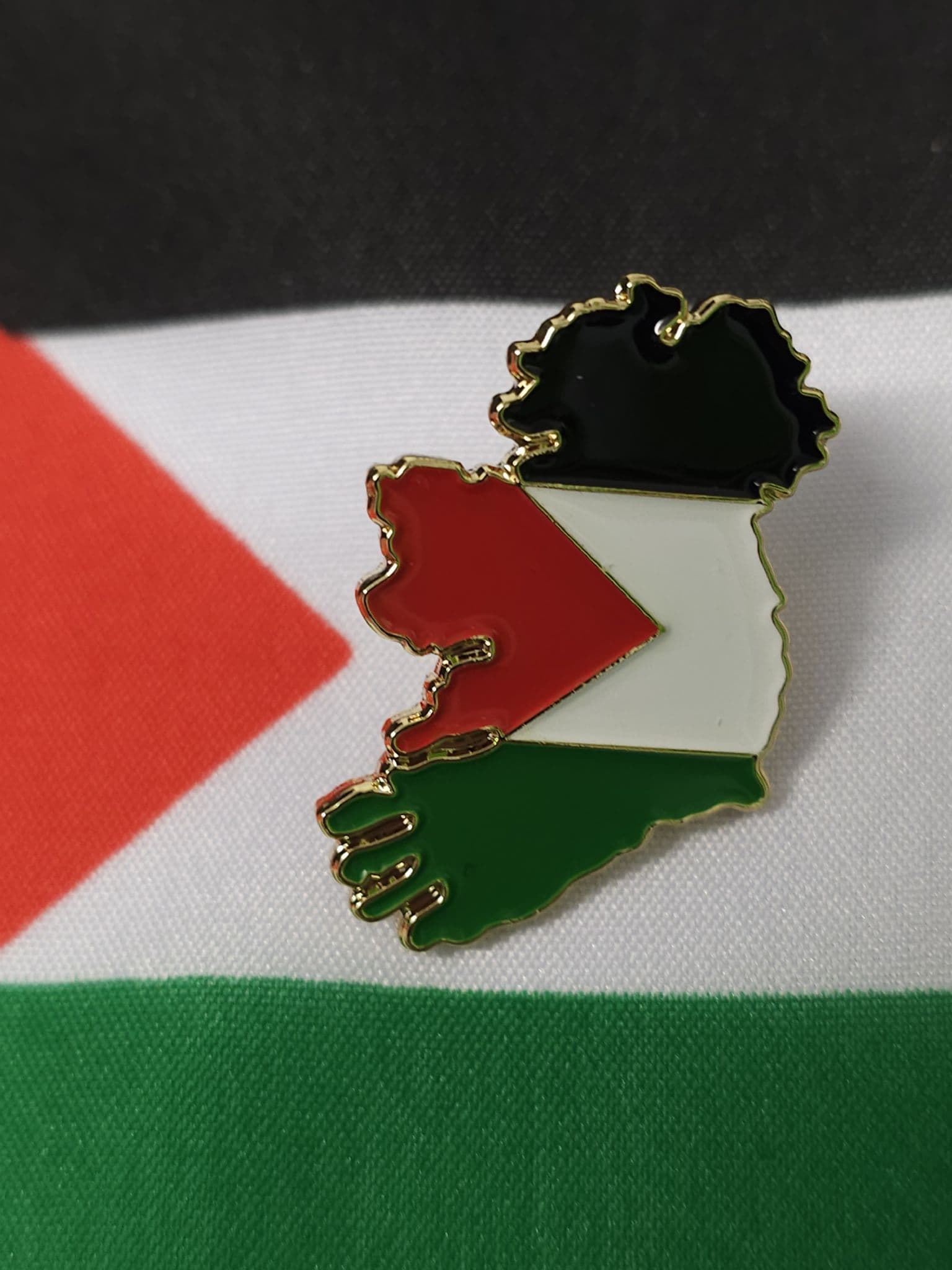Palestine Ireland Map Badge