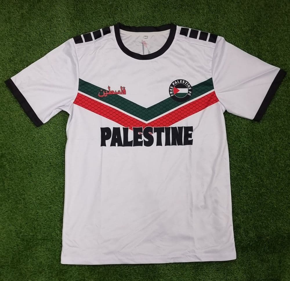 Palestine Football Jersey White