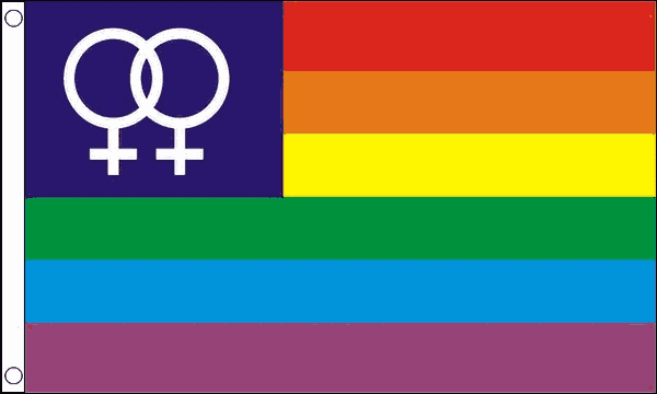 Rainbow Venus Flag