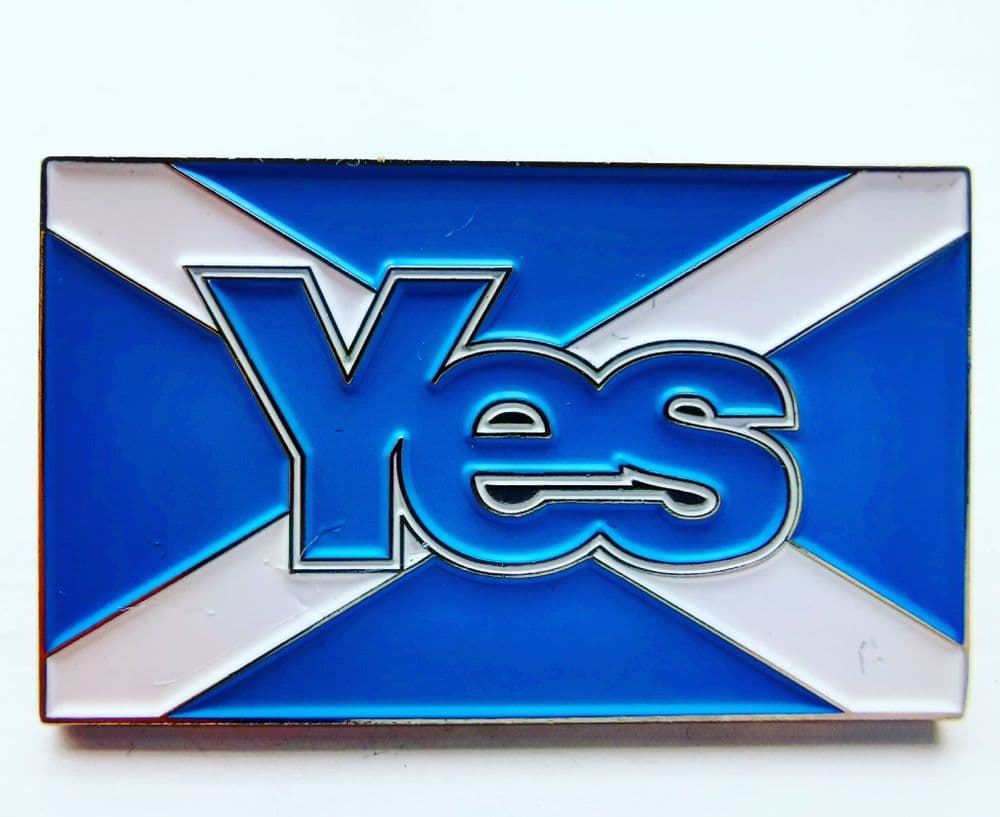 Scotland Yes Pin Badge