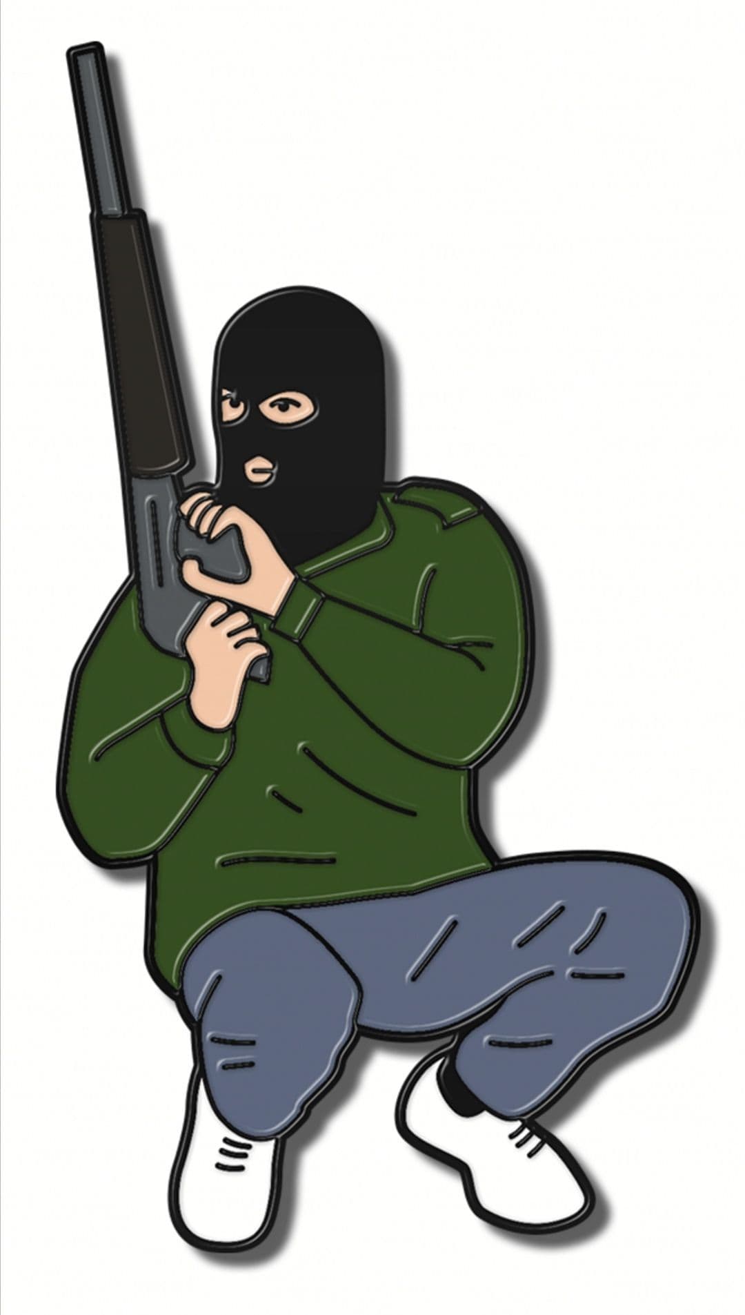 St James s IRA Patrol Badge