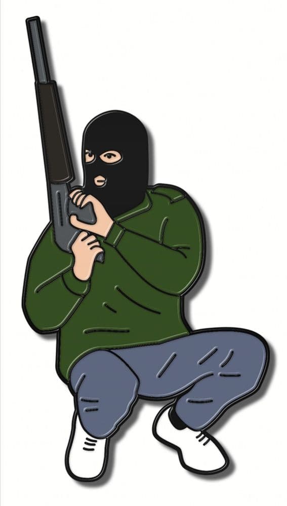 St James s IRA Patrol Badge