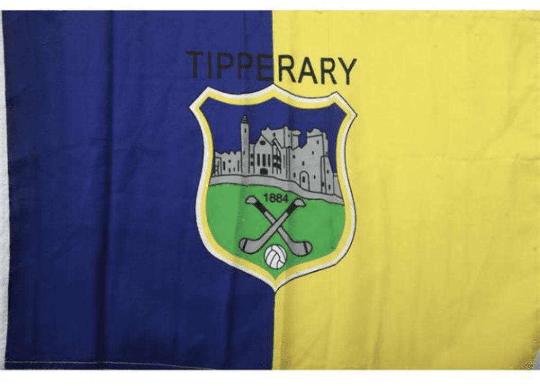 Tipperary GAA Flag 12 x18 with stick