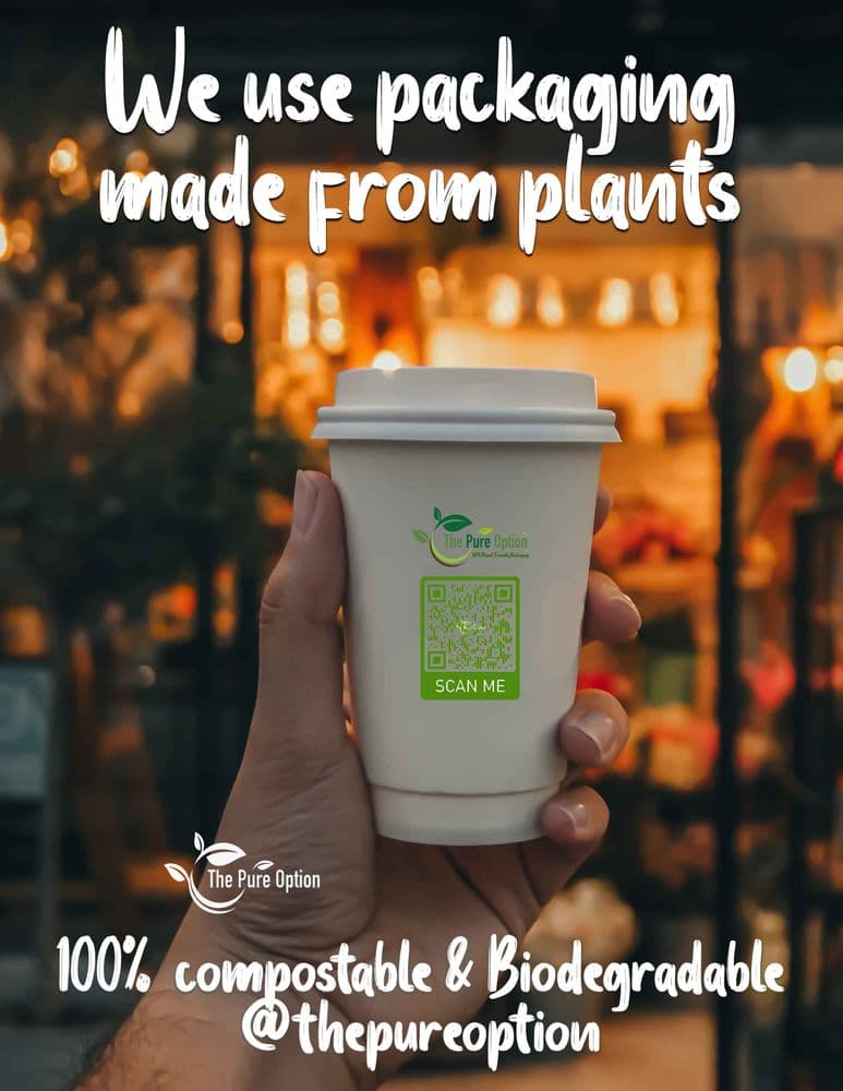 Packaging Made From Plants - Coffee Shop Cup