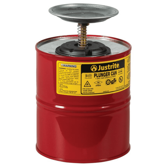 4ltr Justrite Plunger Can - 10308