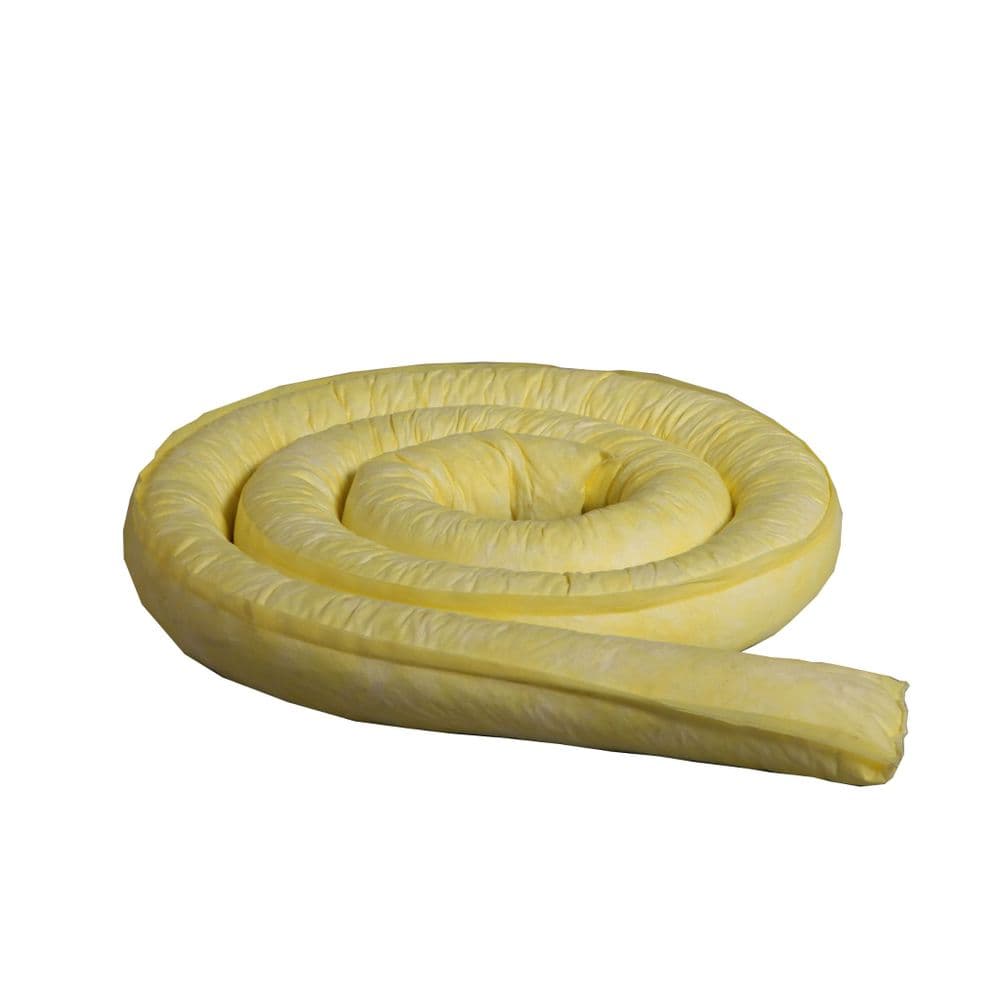 Chemical Absorbent Socks 7 5cm x 3m Pack of 8 - CS8-90