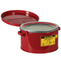 Justrite Steel Bench Can 8ltr Capacity - 10575