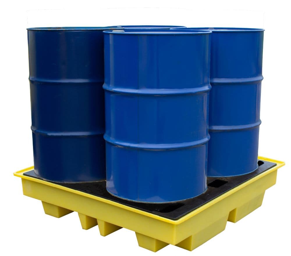 Low Profile Sump Pallet For 4 x 205ltr Drums 230ltr Sump - BP4L