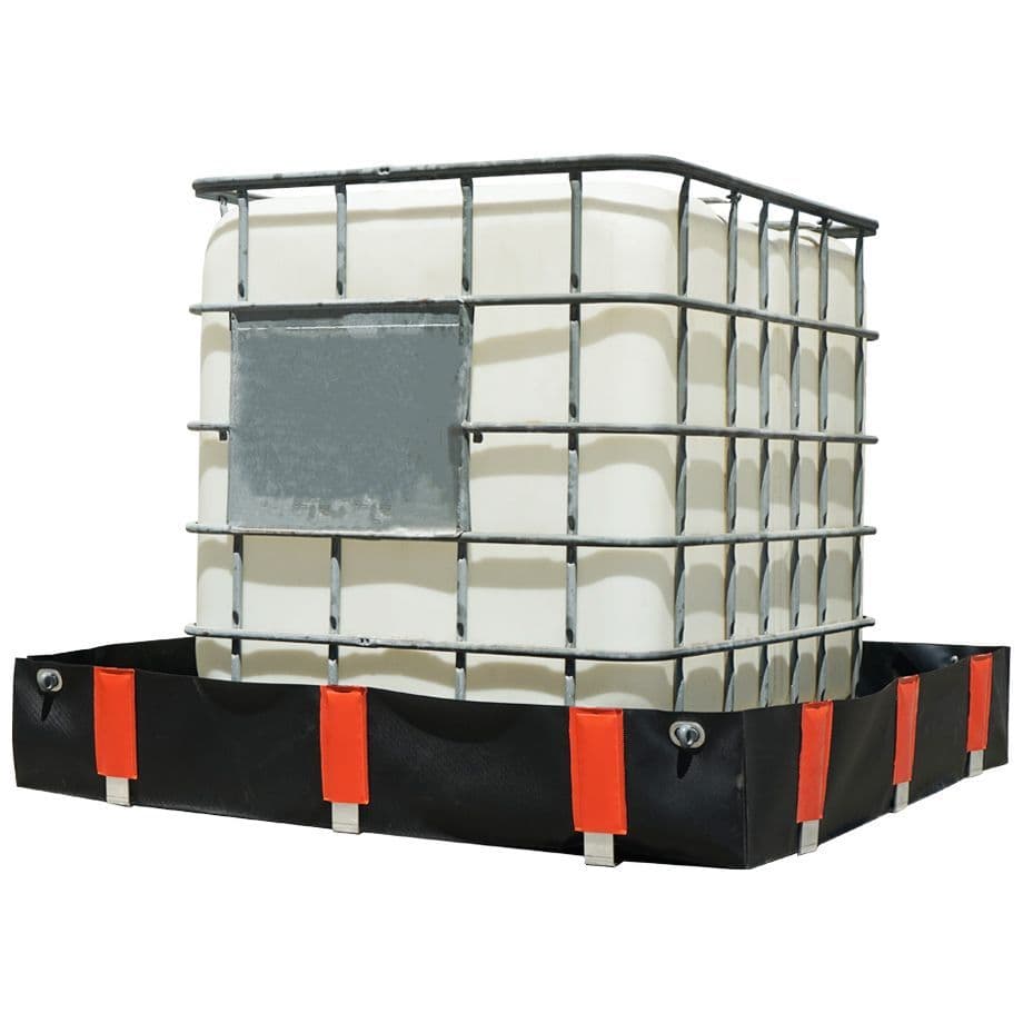 Multi-Function PVC Containment Bund 150 x 150 x 24cm for 4 x 205ltr ...