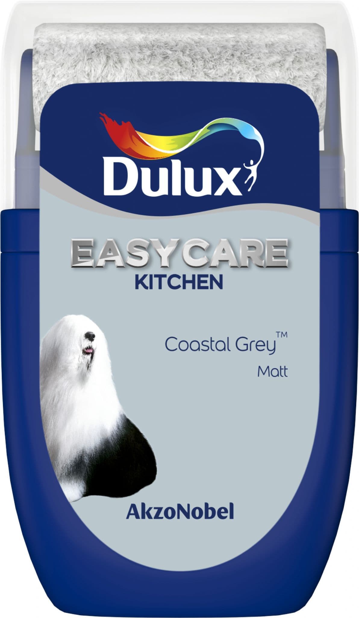 Dulux Coastal Grey Kitchen Tester