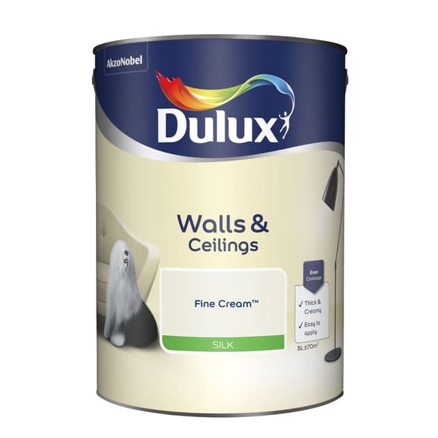Dulux Fine Cream Silk Emulsion 5L