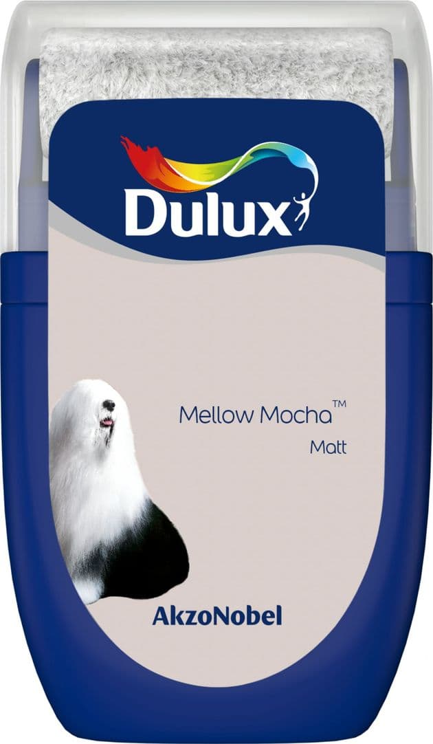 Dulux Mellow Mocha emulsion tester
