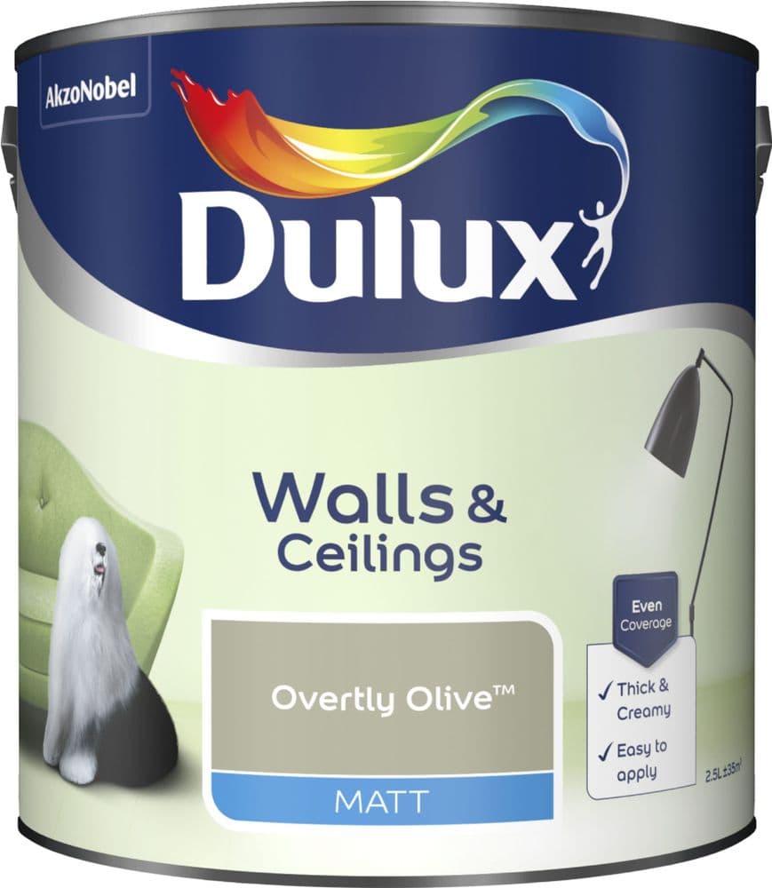 Dulux Overtly Olive Matt 2 5L