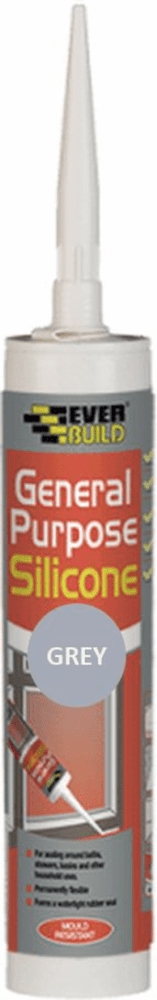 Everbuild general purpose silicone grey 280ml