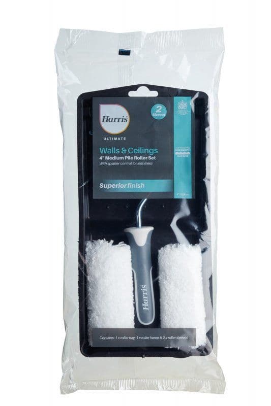Harris Walls 4" Medium Pile Roller Set