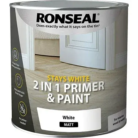 Ronseal 2 In1 Primer & Paint Matt 750ml