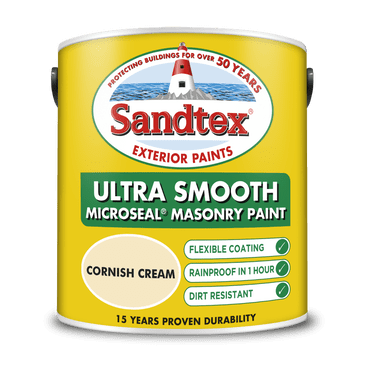 Sandtex smooth coloured masonry paint