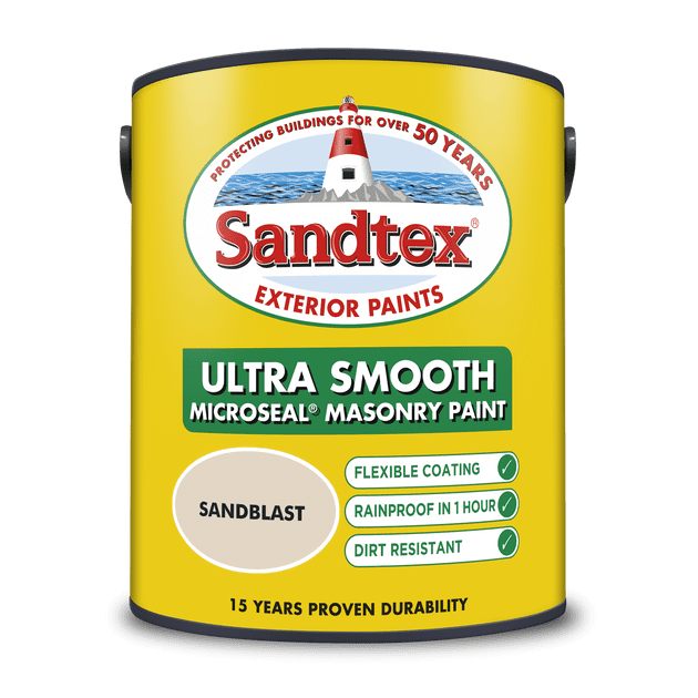Sandtex 5L Sandblast smooth masonry paint